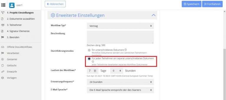 Massen Workflow an viele Teilnehmer erstellen - cloudplan Help
