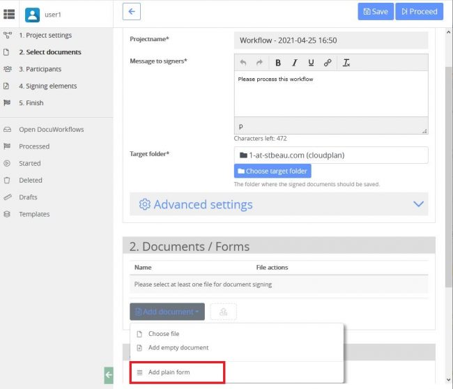 How do I create a web form? - cloudplan Help