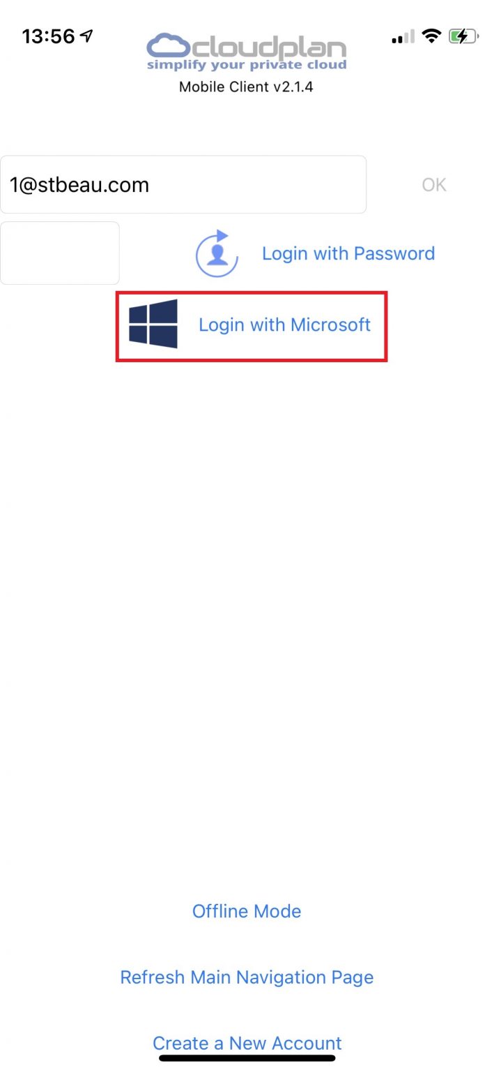 Microsoft Azure Login - cloudplan Help