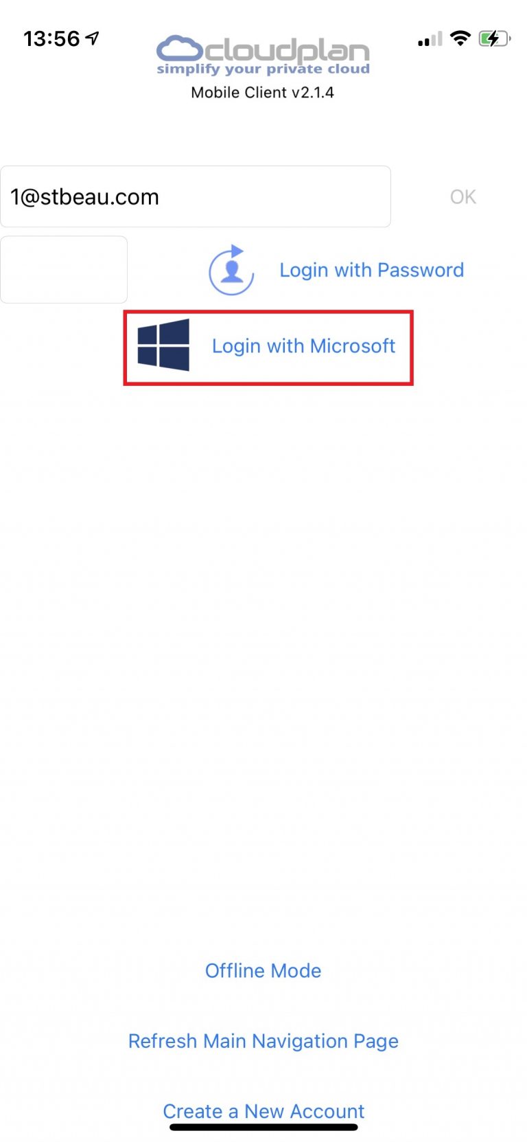 Microsoft Azure Login - cloudplan Help
