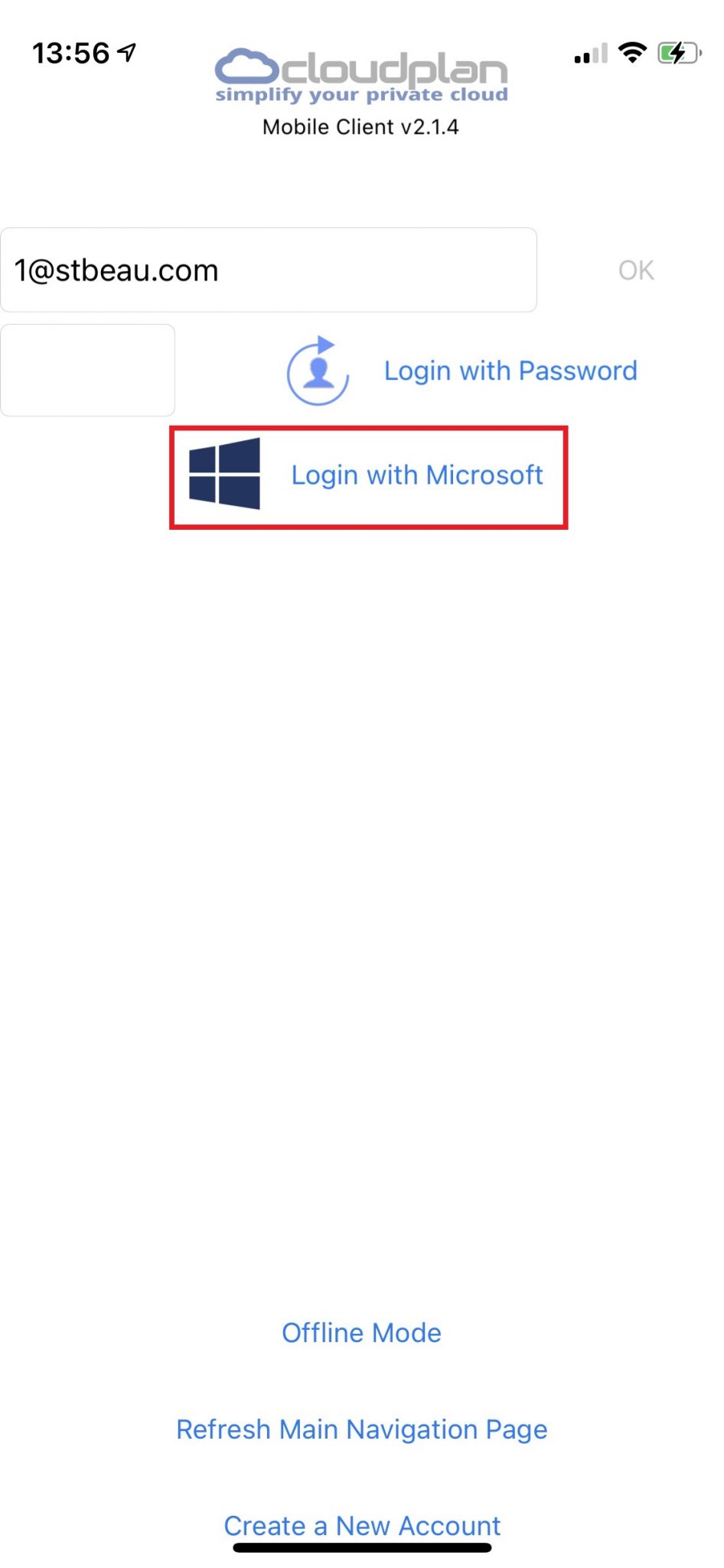Microsoft Azure Login - cloudplan Help
