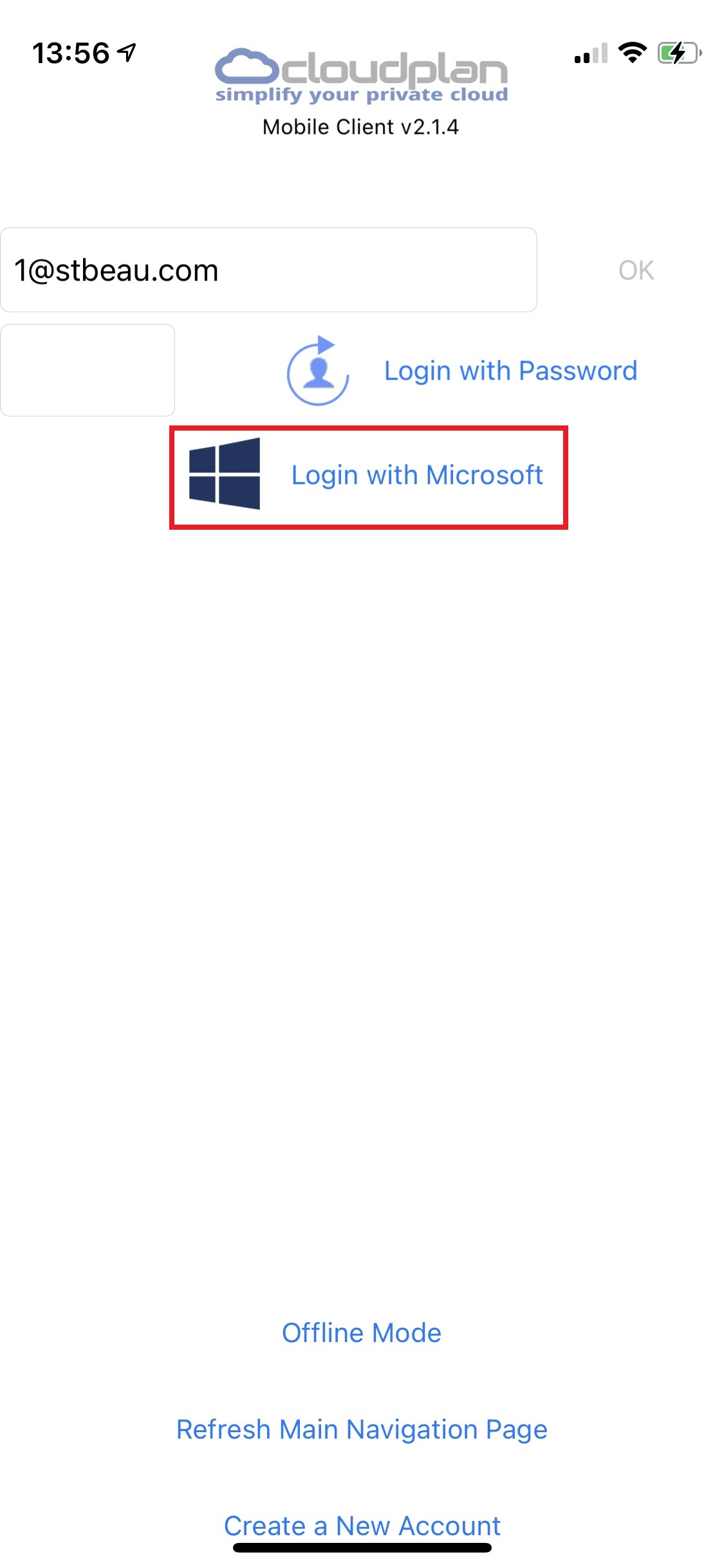 Microsoft Azure Login - cloudplan Help
